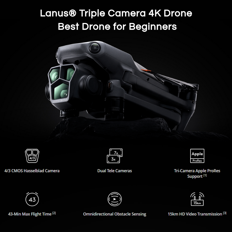 Lanus® 4K Drone with Camera (70% OFF) – Comet Gift